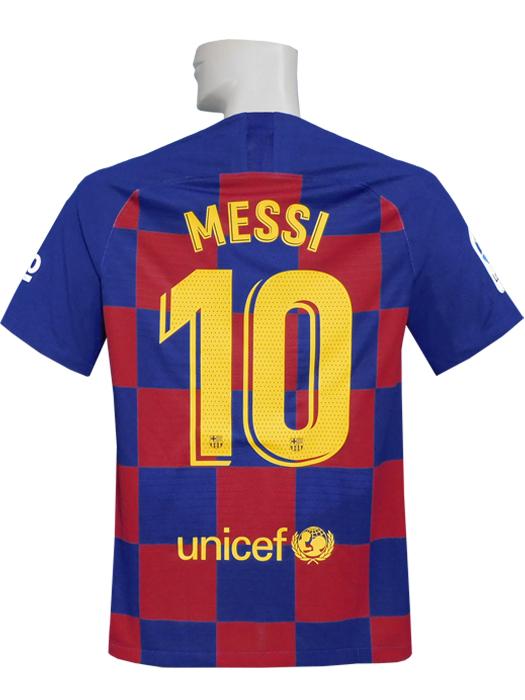 (ナイキ) NIKE/19/20バルセロナ/オーセンティック/ホーム/半袖/メッシ/選手用LFP+18/19リーグ優勝パッチ付/AJ5257-456