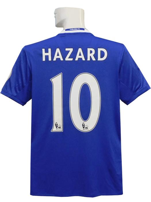 (アディダス) adidas/16/17チェルシー/ホーム/半袖/アザール/プレミアリーグバッジ付/BFX69-AI7182