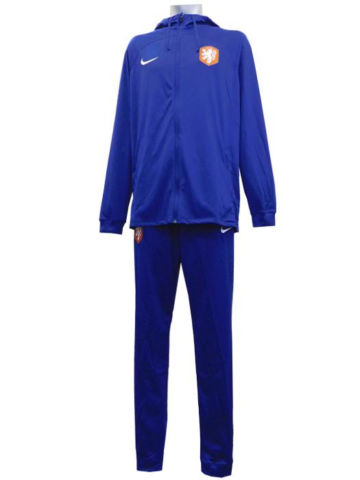(ナイキ) NIKE/22/23オランダ代表/DRI-FIT Strike ストライク フード付きトラックスーツ/ロイヤルブルーXホワイト/DH6497-456