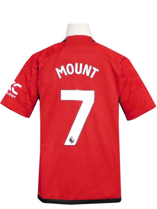 (アディダス) adidas/23/24マンチェスターユナイテッド/ホーム/半袖/マウント/プレミア+NRFRパッチ付/ジュニア用/DKS67-IP1736