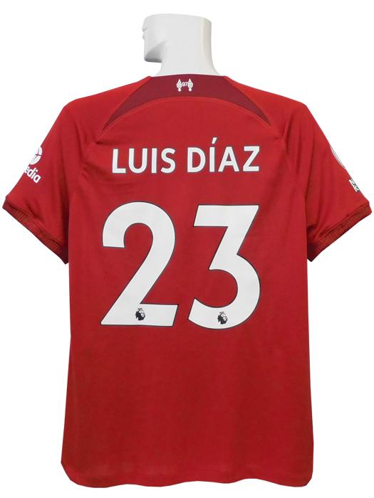 (ナイキ)NIKE/22/23リバプール/ホーム/半袖/ルイス・ディアス/プレミア+No Room For Racismパッチ付/DM1843-609