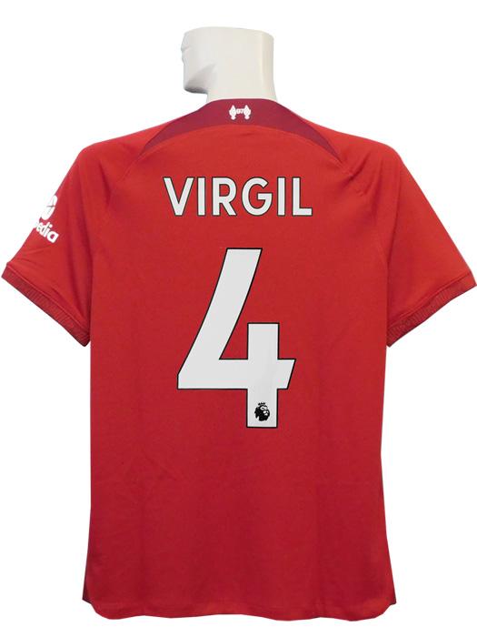 (ナイキ)NIKE/22/23リバプール/ホーム/半袖/ファン・ダイク/プレミアリーグパッチ付/DM1843-609