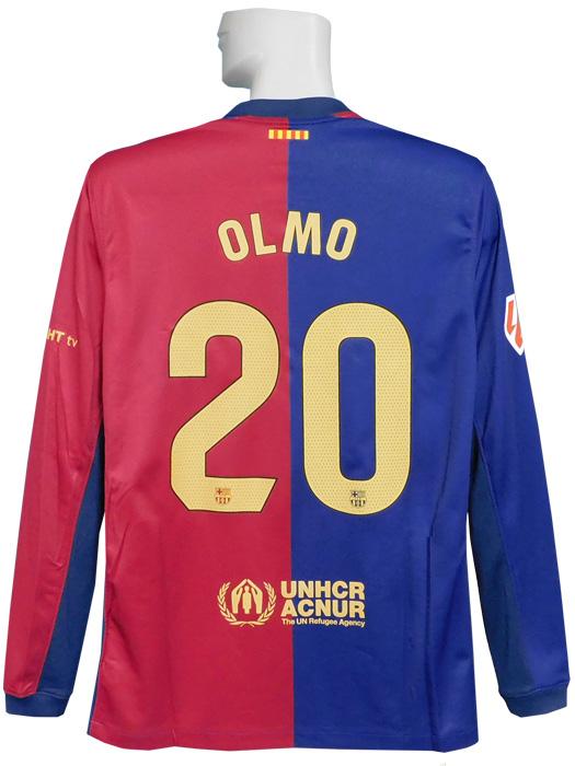 (ナイキ) NIKE/24/25バルセロナ/ホーム/長袖/ダニ・オルモ/ラリーガパッチ付/FN8806-456