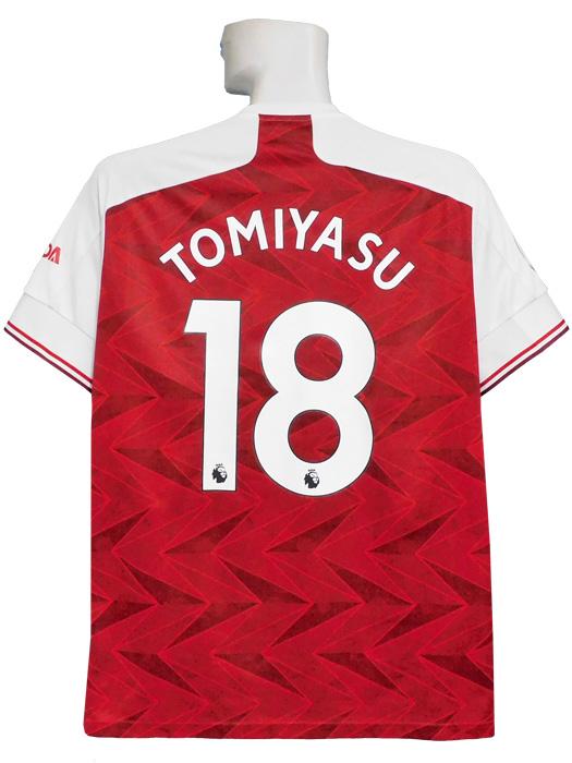 ***若干汚れと傷あり***(アディダス) adidas/20/21アーセナル/ホーム/半袖/冨安/プレミアリーグバッジ付/GEY06-EH5817