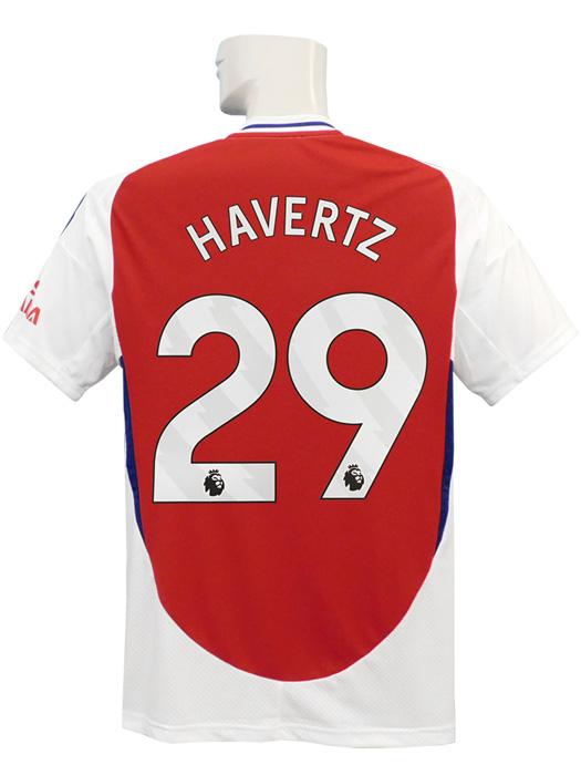 (アディダス) adidas/24/25アーセナル/ホーム/半袖/ハヴァーツ/プレミア+No Room For Racismパッチ付/KNW85-IT6141