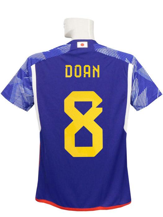 (アディダス) adidas/22/23日本代表/ホーム/半袖/堂安/2022W杯バッジ+スペイン戦マッチデー付/フルマーキング/SX012-HF1845