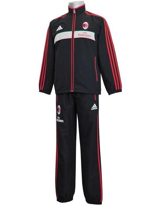 (アディダス) adidas/12/13ACミラン/CONDIVO12/プレゼンンテーションスーツ/ブラック/ジュニア用/TE140-W37993