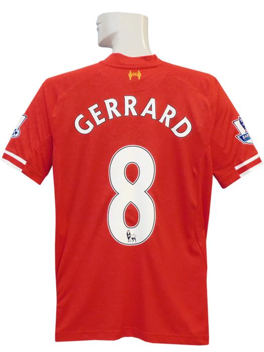 (ウォーリアー) WARRIOR/13/14リバプール/ホーム/半袖/ジェラード/プレミアリーグバッジ付/WSTM300