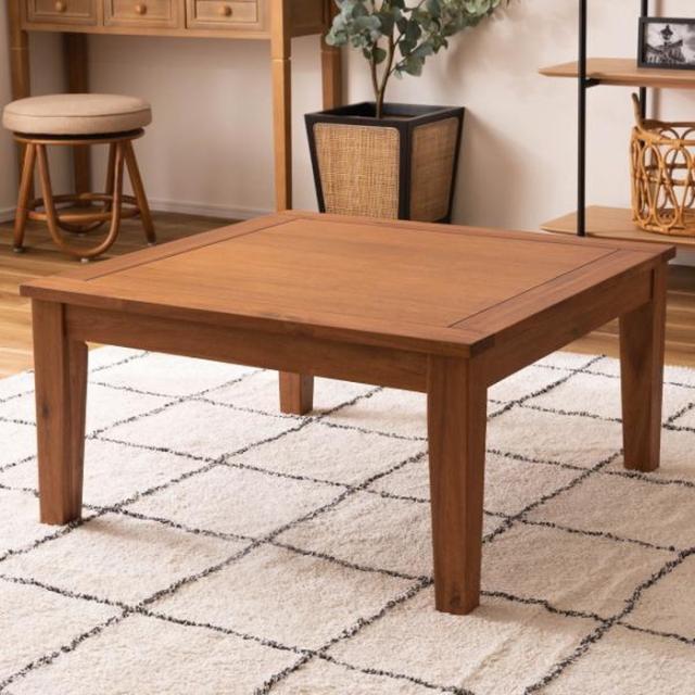 こたつ 炬燵 コタツ ナチュラル W75×D75×H38 コタツ コタツテーブル 幅75cm センターテーブル 正方形 オールシーズン 天然木 アカシア デザイン おしゃれ azu-kt-115 店舗 カフェ ラウンジ ロビー ホテル 法人  電気こたつ こたつ 季節 空調家電 家電 送料無料 北欧 モダ