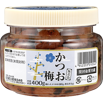 【常温】 かつお梅 385g 【入り数10個】 業務スーパーの通販はau PAY マーケット - NIGIWAI | au PAY マーケット－通販サイト