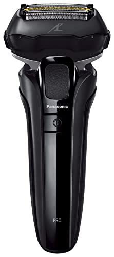 パナソニック ラムダッシュPRO メンズシェーバー 5枚刃 お風呂剃り可 黒 ES-LV5W-K