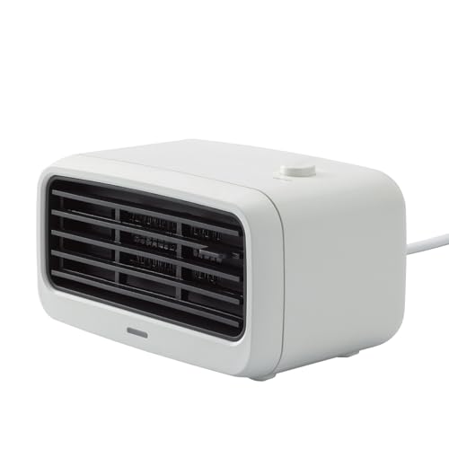 TOPLAND(トップランド) セラミックヒーター 200W 足元ヒーター 小型 省エネ 速暖 卓上 トイレ 洗面所 脱衣所 転倒防止センサー搭