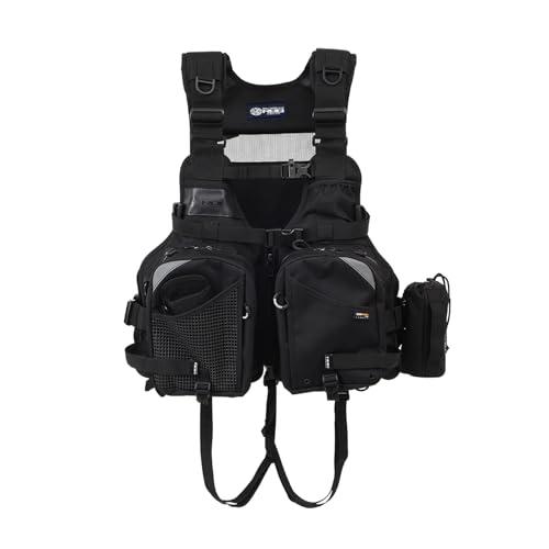 双進 フィッシングベスト RBB エクストリームタイドゲームベスト フルブラック