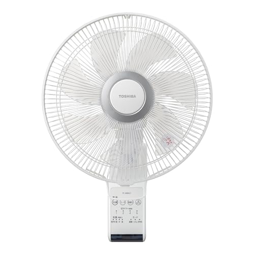 東芝 壁掛け扇風機 TF-30RK27 W リモコン付 7枚羽根 風量4段階 切タイマー ホコリ防止加工羽根