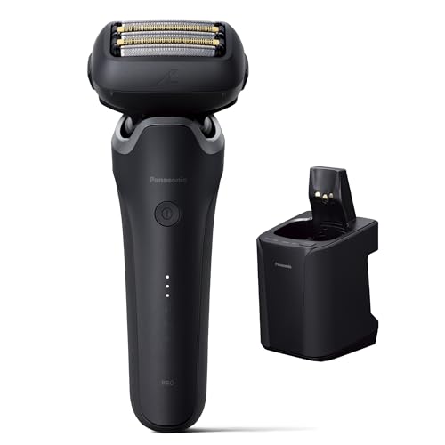 パナソニック シェーバー ラムダッシュ PRO 5枚刃 電動 髭剃り メンズ ラムダッシュAI？ 全自動洗浄充電器 ES-L570D-K 黒