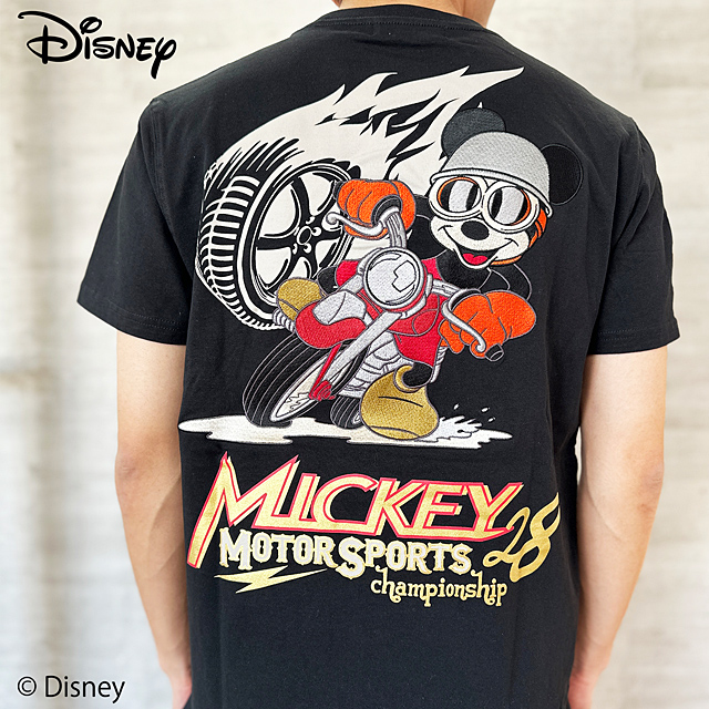フラッグスタッフ×ミッキー BIKE半袖Tシャツ Flagstaff 442502 フラッグスタッフ ミッキーマウス ディズニー