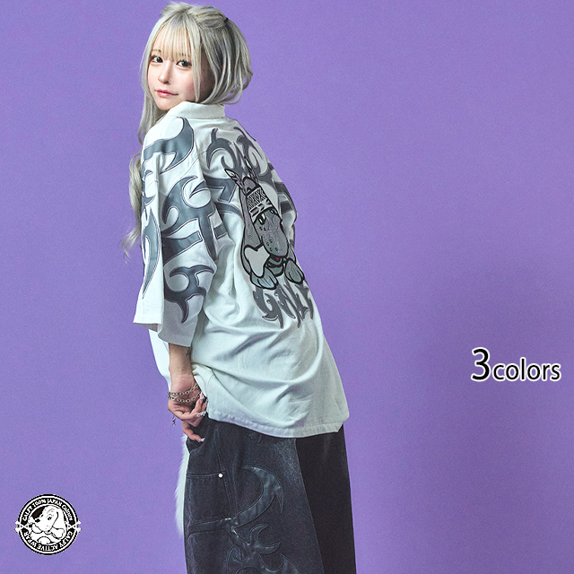 部族長シャツ GALFY 152077 ガルフィー ゆったりめ オーバーサイズ ユニセックス