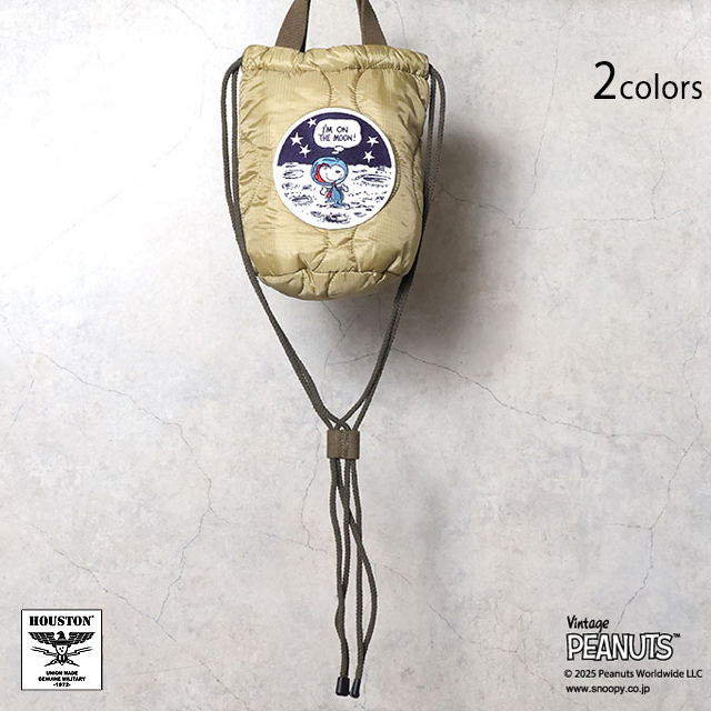 PEANUTSコラボ SNOOPY エフェクトバッグ「アストロノーツ」 HOUSTON 6887 ヒューストン スヌーピー 宇宙