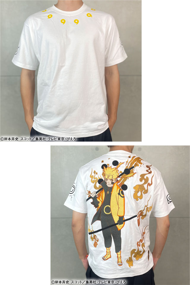 NARUTO×絡繰魂 ナルト仙人モード半袖Tシャツ 絡繰魂 252014 和柄 和風