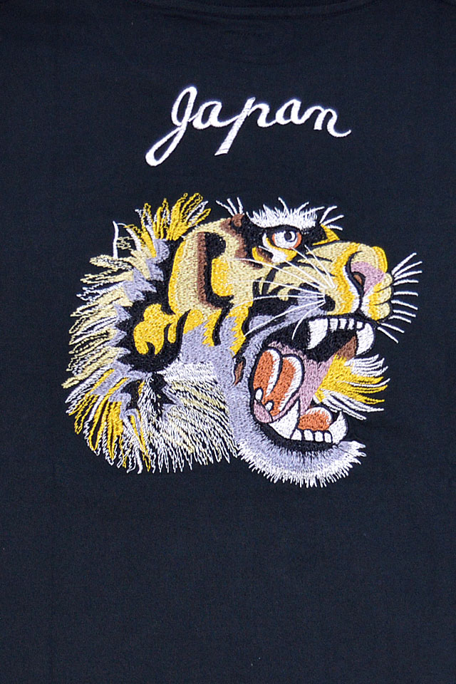 スカ半袖Tシャツ「TIGER HEAD」 テーラー東洋 TT79391 和柄 和風 トラ
