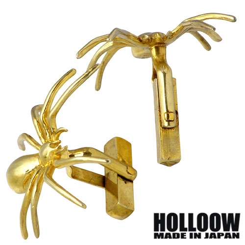 【21日までポイント5倍！】 ホロウ HOLLOOW シルバー カフスボタン メンズ スパイダー クモ蜘蛛 ot KHP-133 ホロウ HOLLOOW シルバー カフスボタン メンズ スパイダー クモ蜘蛛 ot