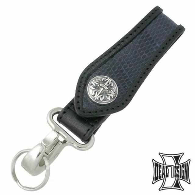 ディール デザイン DEAL DESIGN シルバー キーホルダー キーケース インレイ 革小物 ot 392835