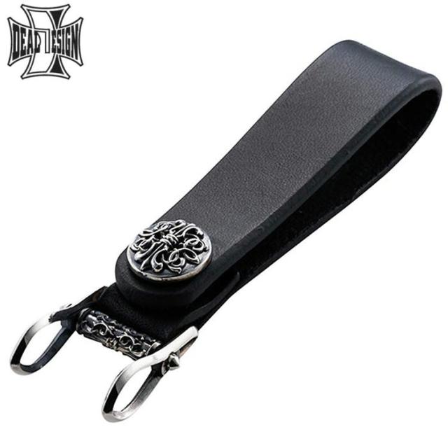 【21日までポイント5倍！】 ディールデザイン DEAL DESIGN ローラーキーフォブ メンズ シルバー925 レザー 革小物 アクセサリー 国産 人気 ブランド ギフト 誕生日 クリスマス 記念日 394828