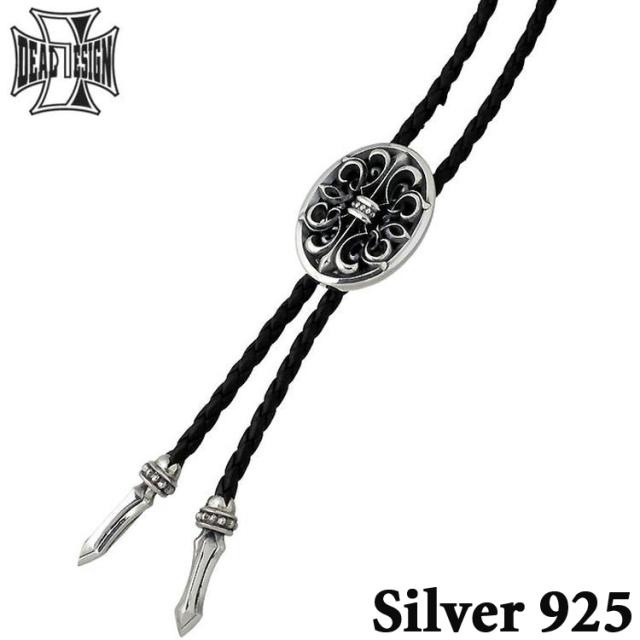 【21日までポイント5倍！】 ディール デザイン DEAL DESIGN グランド ゲート ボロータイ シルバー メンズ レザー 392712