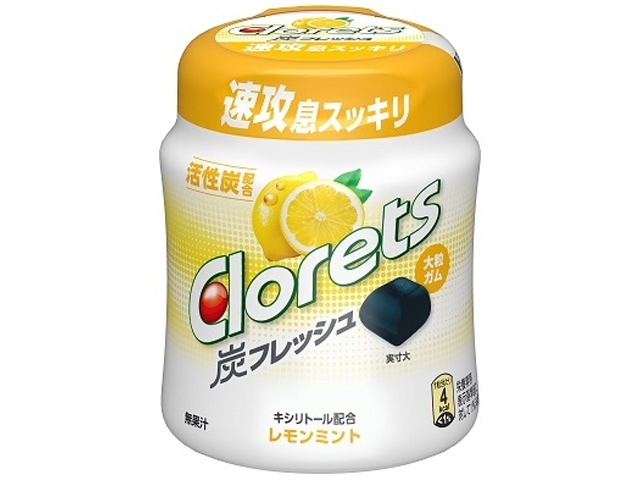 クロレッツ 炭レモンミントボトル１１２ｇ ×36 【全国送料無料】(沖縄・離島は別途)