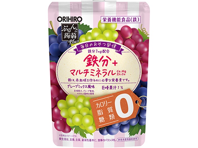 ぷるんと蒟蒻ゼリーＳＴ プラスグレープミックス風味 ×48 【全国送料無料】(沖縄・離島は別途)