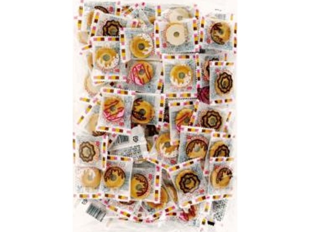 丸金 プチドーナッツビスケット１００個 ×10 【全国送料無料】(沖縄・離島は別途)