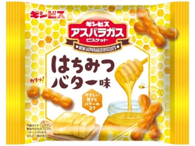 ギンビス ミニアスパラガスはちみつバター味２８ｇ ×96 【全国送料無料】(沖縄・離島は別途)