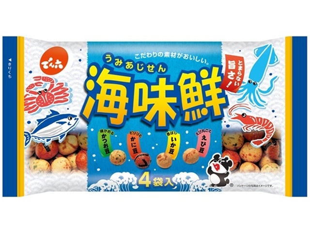 でん六 海味鮮パック １２０ｇ ×24 【全国送料無料】(沖縄・離島は別途)