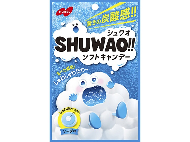 ノーベル シュワオソフトキャンデー ３０ｇ ×72 【全国送料無料】(沖縄・離島は別途)