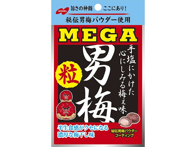 ノーベル メガ男梅粒 ３６ｇ ×72 【全国送料無料】(沖縄・離島は別途)
