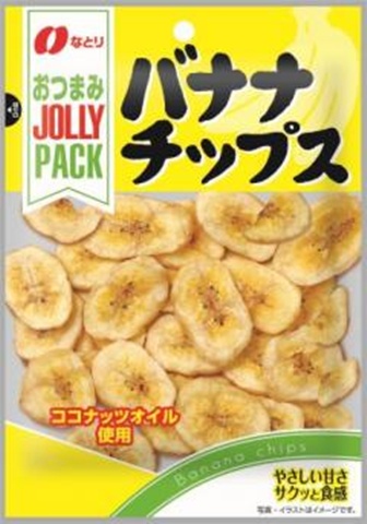 なとり ＪＰバナナチップス ５７ｇ  ×60 【全国送料無料】(沖縄・離島は別途)