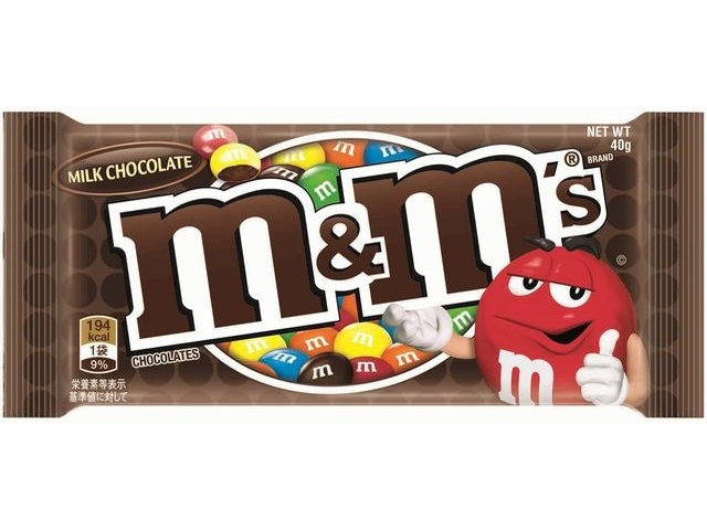 ｍ＆ｍ’ｓ ミルクチョコレートシングル ４０ｇ   ×192 【全国送料無料】(沖縄・離島は別途)