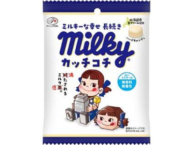 不二家 カッチコチミルキー 袋３２ｇ ×80 【全国送料無料】(沖縄・離島は別途)