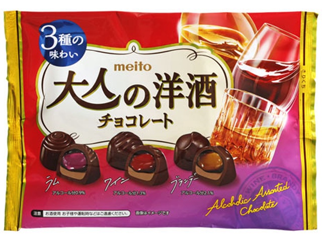 ｍｅｉｔｏ 大人の洋酒チョコレート ９６ｇ ×36 【全国送料無料】(沖縄・離島は別途)