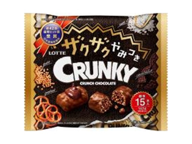 ロッテ ザクザクやみつきクランキーＳＰ １４２ｇ  ×36 【全国送料無料】(沖縄・離島は別途)