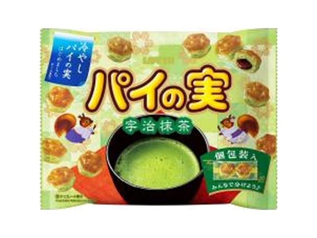 ロッテ パイの実シェアパック １２４ｇ  ×18 【全国送料無料】(沖縄・離島は別途) ロッテ パイの実シェアパック宇治抹茶 124g ×18 【全国送料無料