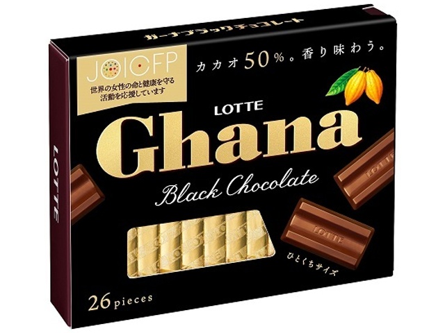 ロッテ ガーナブラックエクセレント １１９ｇ ×48 【全国送料無料】(沖縄・離島は別途)