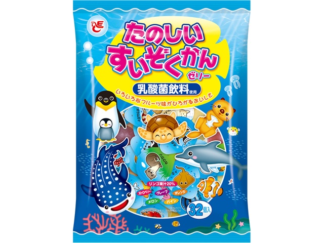 エース たのしいすいぞくかんゼリー ３２個   ×16 【全国送料無料】(沖縄・離島は別途)
