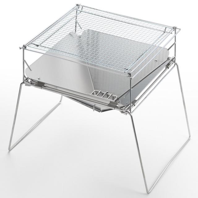 焚き火台燕三条製ステンレス(グリルセット) 内山産業 UC-207【送料無料】 (UC207)