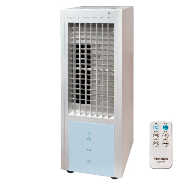 リモコン付き冷風扇風機 (ホワイト) TEKNOS TCW-020【送料無料】 (TCW020)