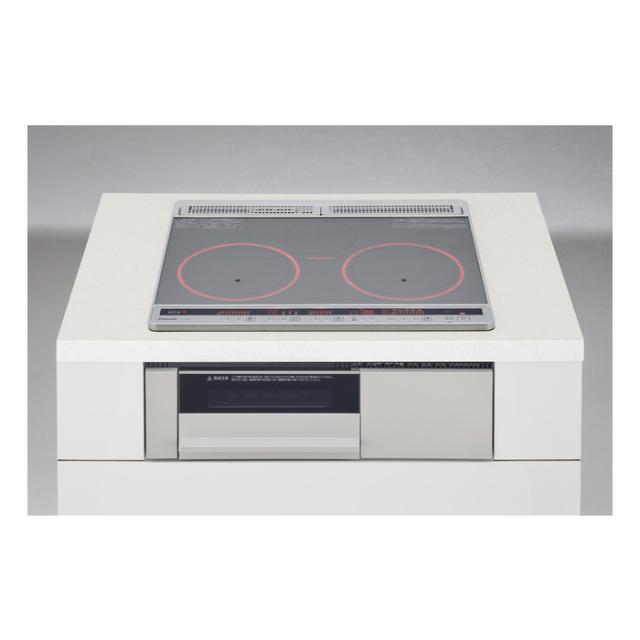 3口IH 鉄・ステンレス対応 ビルトインタイプ IHクッキングヒーター(シルバー/ライトグレー/幅60cm/200V) パナソニック KZ-K33XST【送料無料】 (KZK33XST) 【納期目安：１週間】