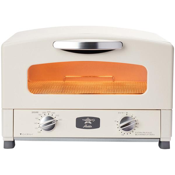 「遠赤グラファイト」が0.2秒で発熱グラファイトトースター(ホワイト) アラジン AET-GS13C(W)【送料無料】 (AETGS13C(W))