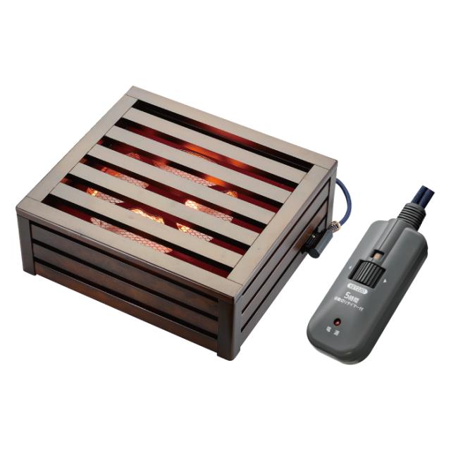 堀こたつヒーター ハロゲンヒーター 丸管600W 手元電コン式 5時間OFFタイマー METRO(メトロ) MH-606RE(DB)【送料無料】 (MH606RE(DB))