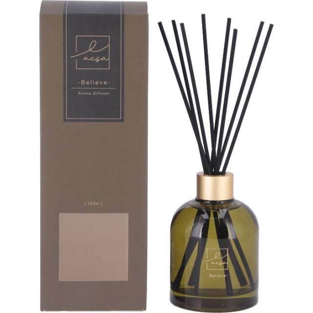 【4個セット】 LACSA(ラシサ) ディフューザー Believe 200ml SRB200 不二貿易 FJ-28060【送料無料】 (FJ28060)