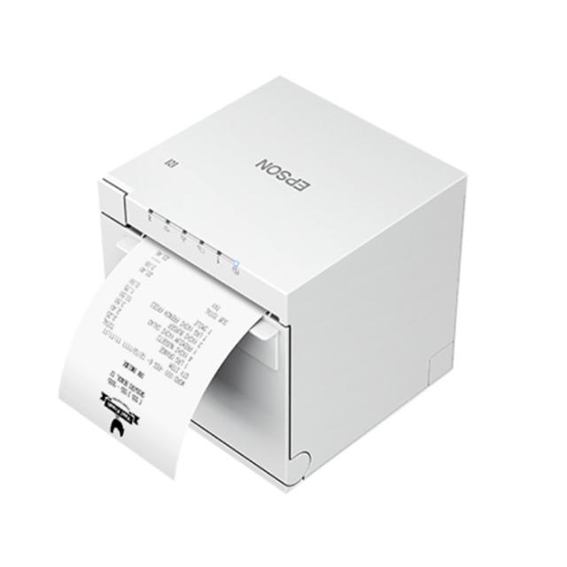 【納期目安：納期未定】エプソン 【送料無料】TM55-611W レシートプリンター TM-m55(スタンダードモデル//80mm・58mm/シリアル/ホワイト)の通販はau PAY マーケット ...